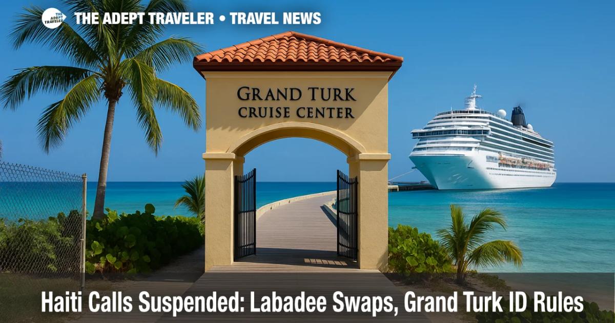Haiti calls suspended: Labadee swaps, Grand Turk ID rules