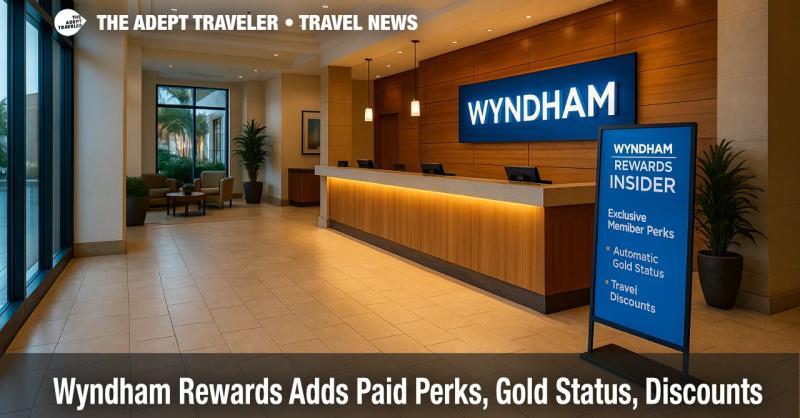 Wyndham Rewards Insider adds paid perks, Gold status, discounts