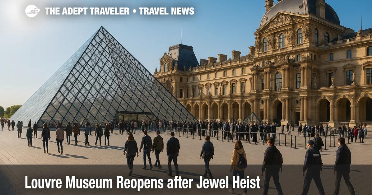 Louvre Museum reopens after jewel heist