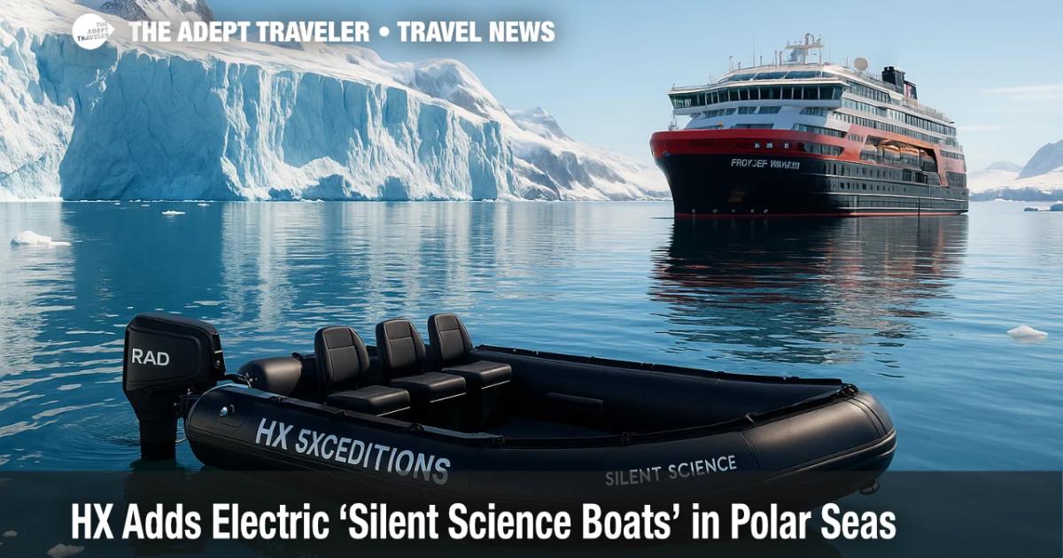 HX Adds Electric 'Silent Science Boats' in Polar Seas
