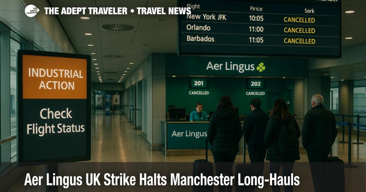 Aer Lingus UK Strike Halts Manchester Long-Hauls