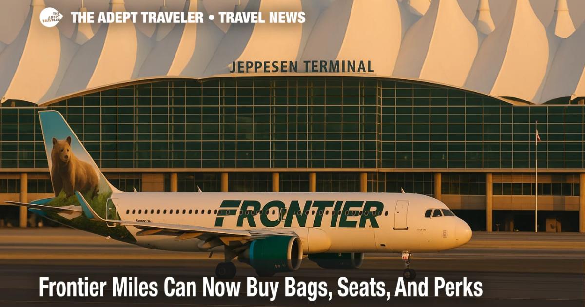 Frontier Miles Can Now Buy Bags, Seats, And Perks