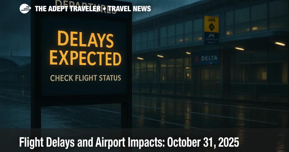 Flight Delays and Airport Impacts: October 31, 2025