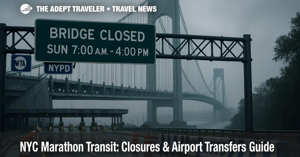 NYC Marathon Transit: Closures & Airport Transfers Guide