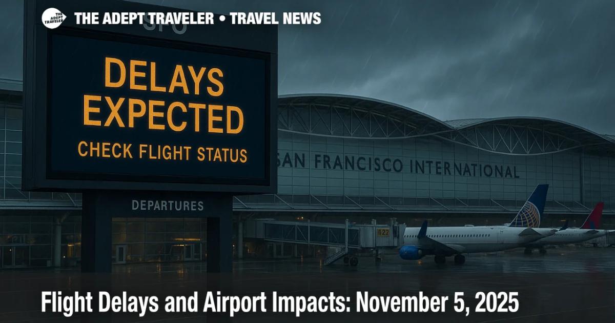 Flight Delays and Airport Impacts: November 5, 2025