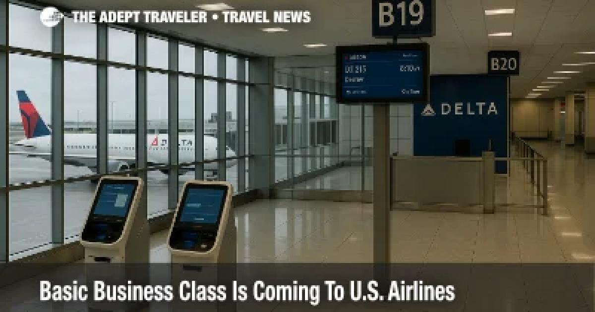 Basic Business Class Is Coming To U.S. Airlines