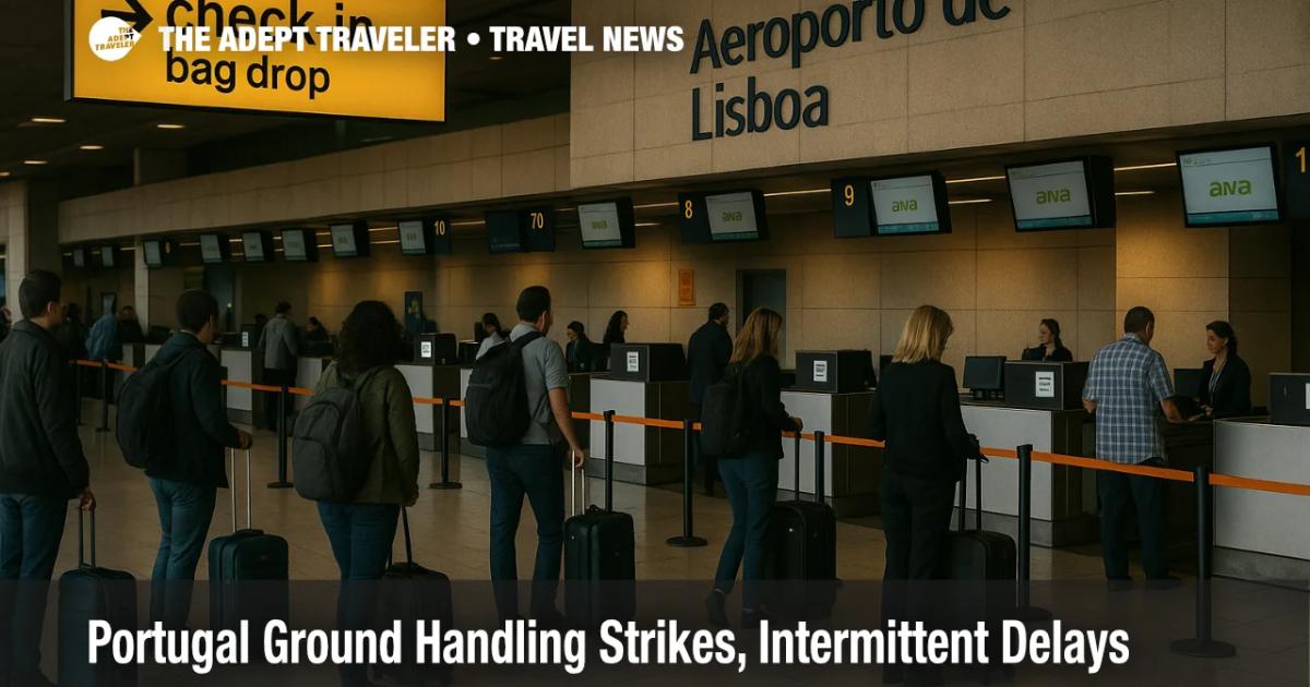 Portugal Ground Handling Strikes, Intermittent Delays