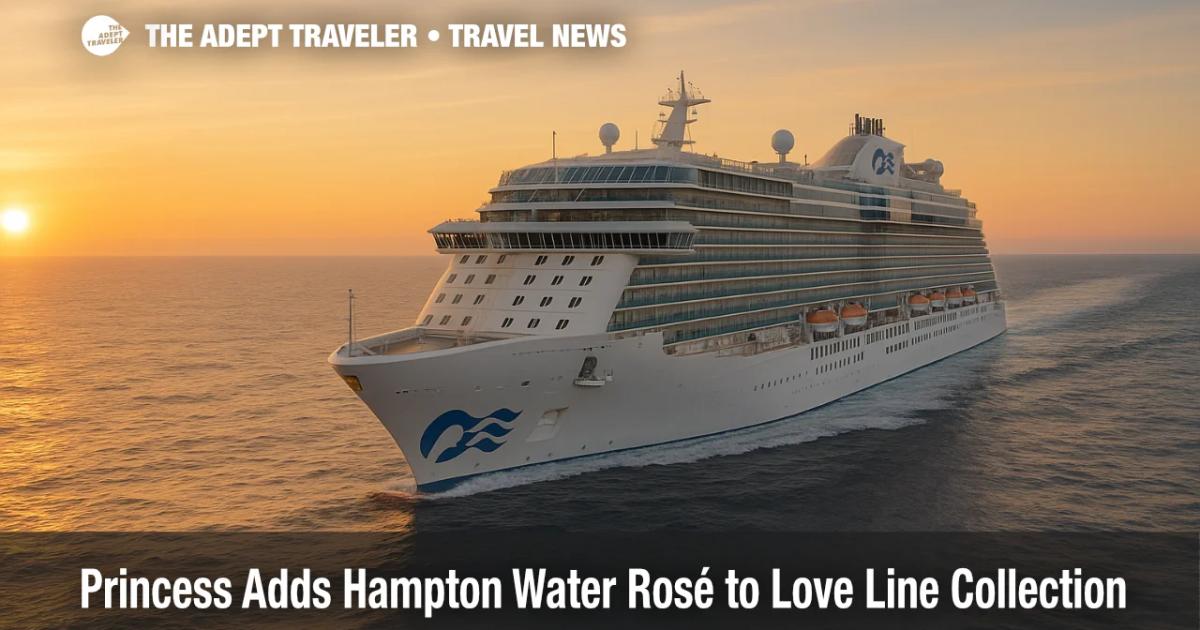 Princess Adds Hampton Water Rosé to Love Line Collection