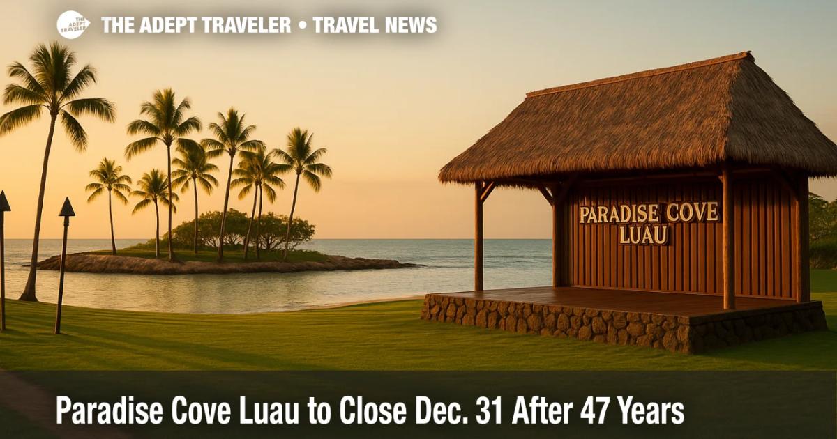 Paradise Cove Luau to Close Dec. 31 After 47 Years
