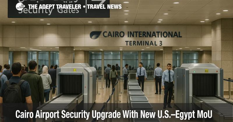 Cairo Airport Security Upgrade With New U.S.-Egypt MoU