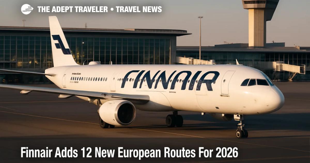 Finnair Adds 12 New European Routes For 2026