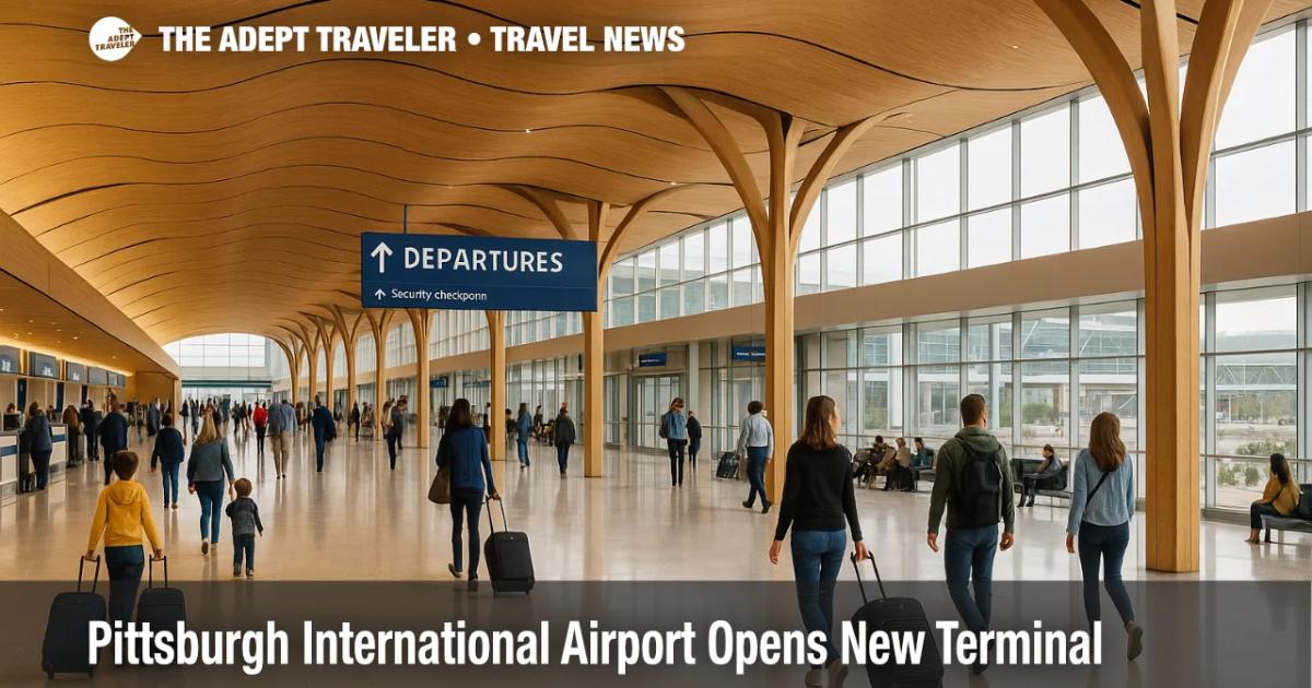 Pittsburgh International Airport Opens New Terminal