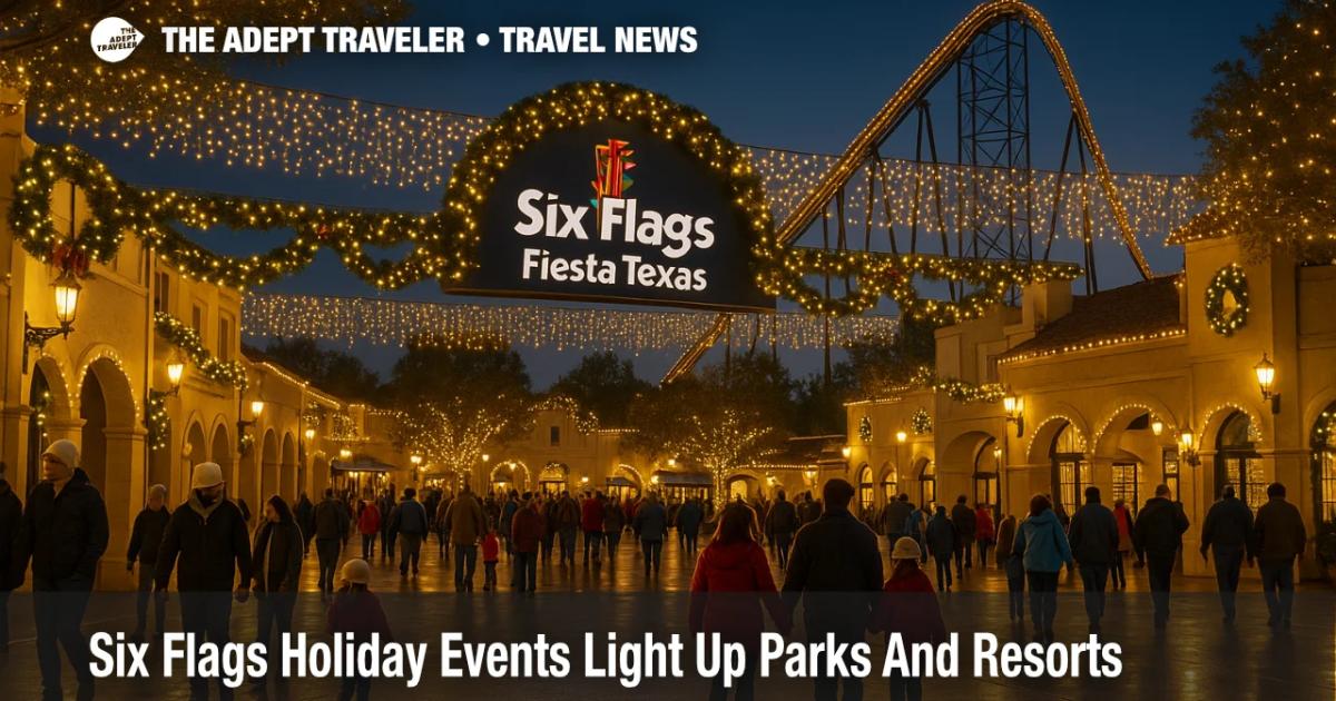 Six Flags Holiday Events Light Up Parks And Resorts