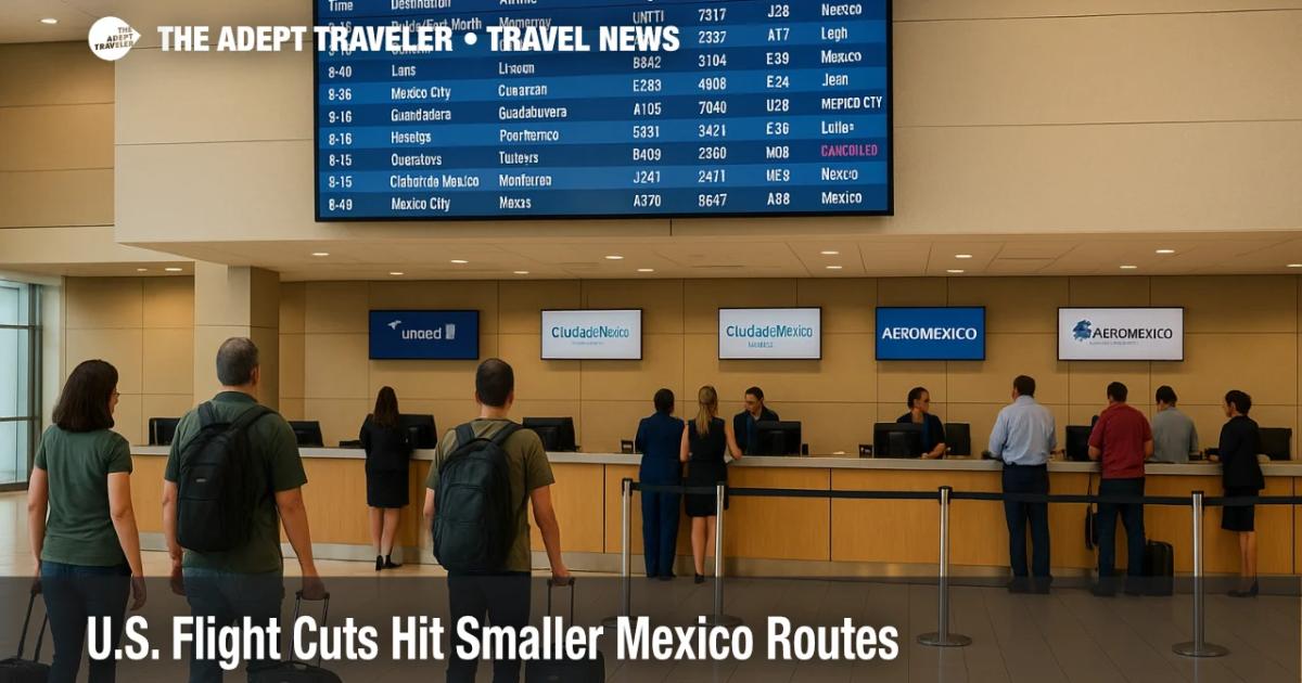 U.S. Flight Cuts Hit Smaller Mexico Routes