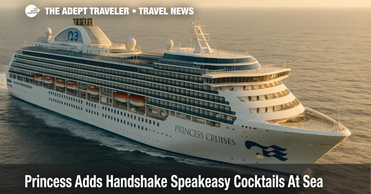 Princess Adds Handshake Speakeasy Cocktails At Sea
