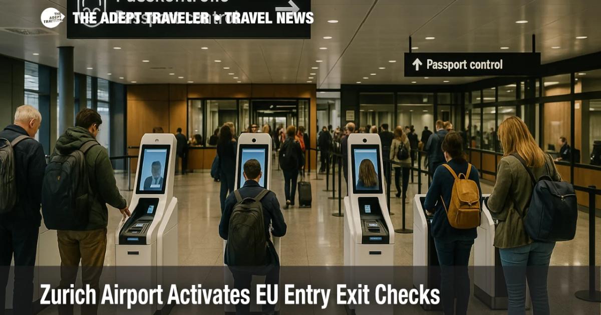 Zurich Airport Activates EU Entry Exit Checks