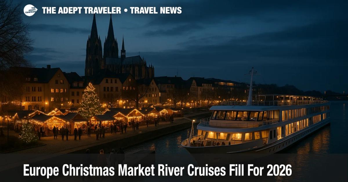Europe Christmas Market River Cruises Fill For 2026
