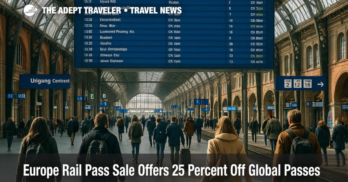 Europe Rail Pass Sale Offers 25 Percent Off Global Passes