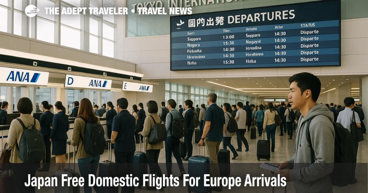 Japan Free Domestic Flights For Europe Arrivals