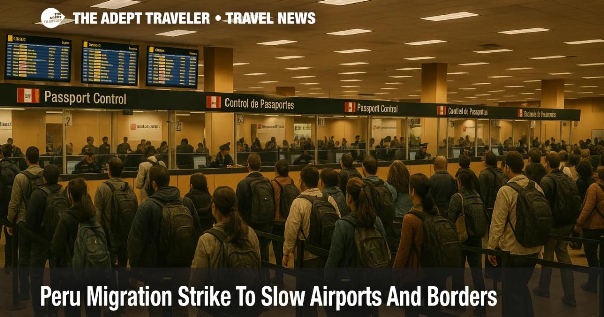 Peru Migration Strike To Slow Airports And Borders