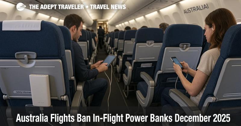 Australia Flights Ban In Flight Power Banks December 2025