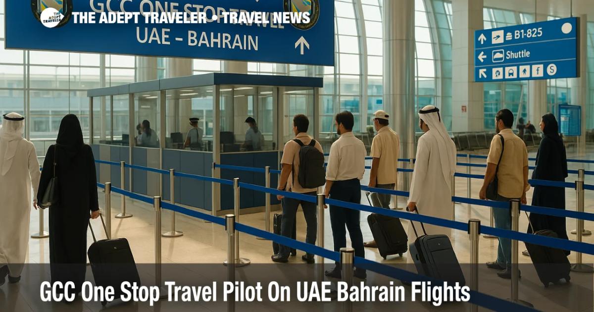 GCC One Stop Travel Pilot On UAE Bahrain Flights