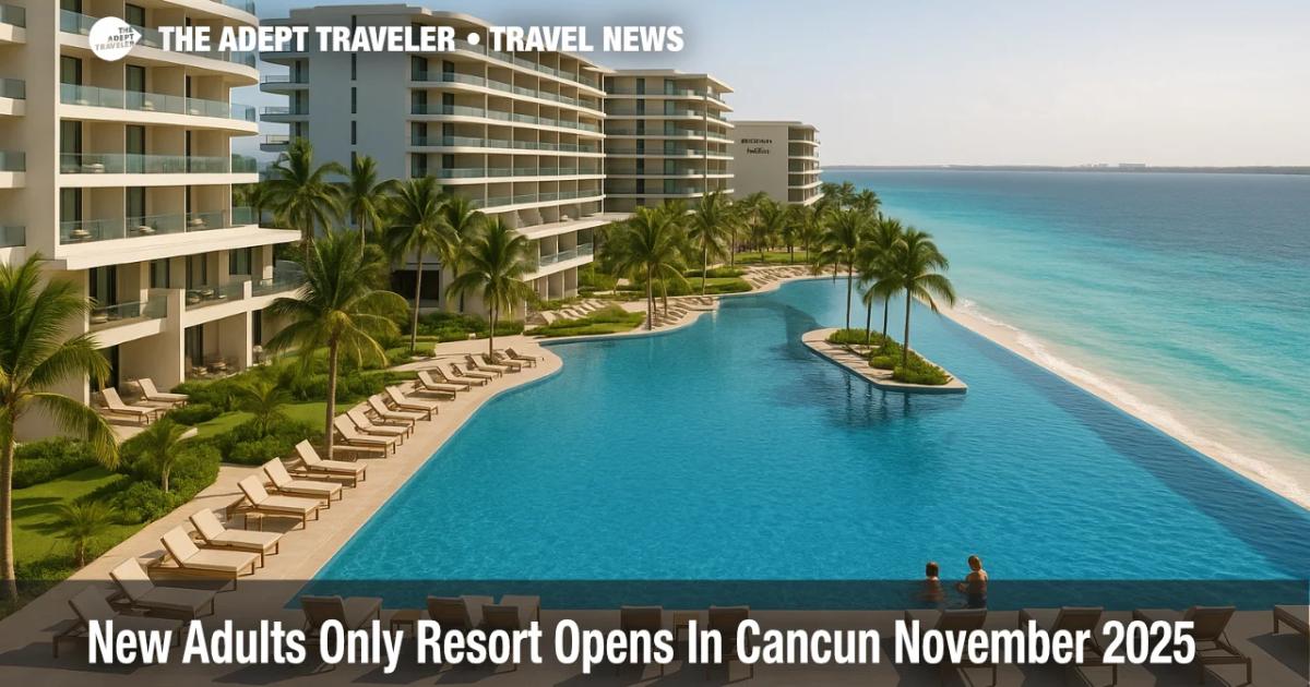 New Adults Only Resort Opens In Cancun November 2025