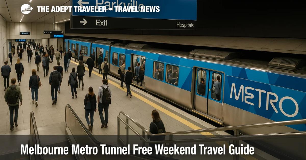 Melbourne Metro Tunnel Free Weekend Travel Guide
