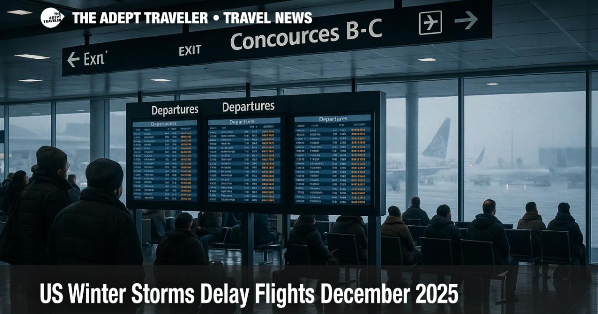 US Winter Storms Delay Flights December 2025