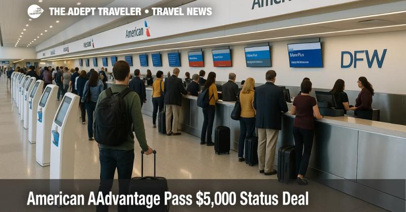 American AAdvantage Pass $5,000 Status Deal