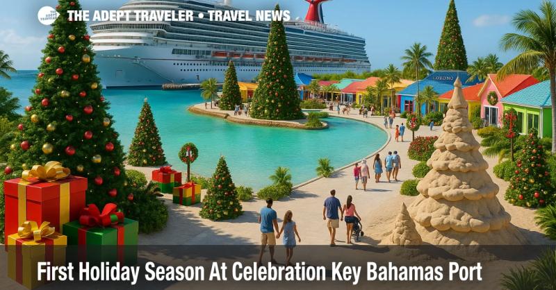 First Holiday Season At Celebration Key Bahamas Port