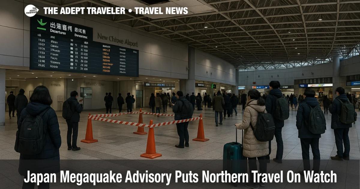 Japan Megaquake Advisory Puts Northern Travel On Watch