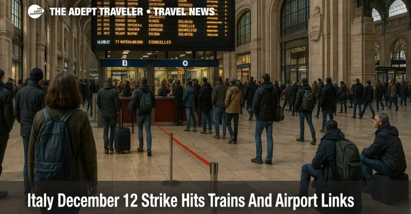 Italy December 12 Strike Hits Trains And Airport Links