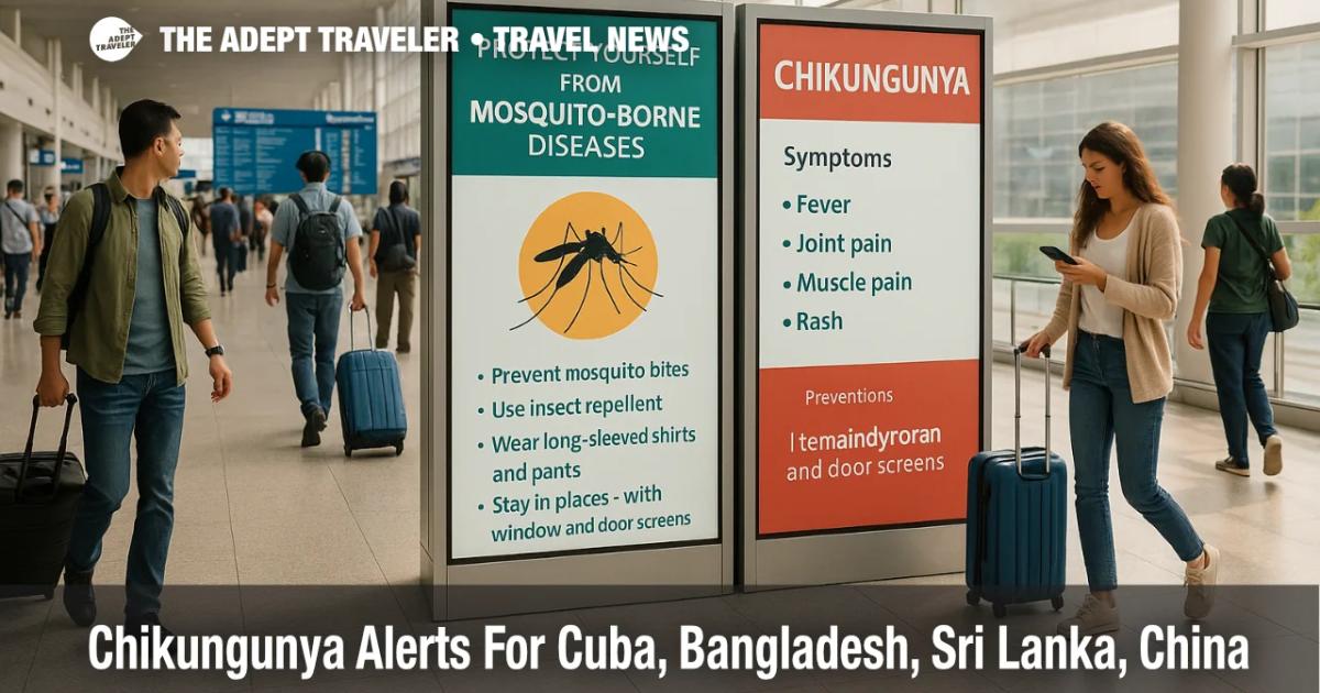 Chikungunya Alerts For Cuba, Bangladesh, Sri Lanka, China