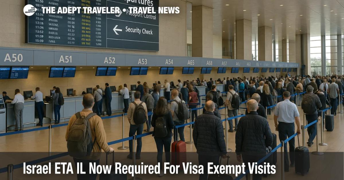 Israel ETA IL Now Required For Visa Exempt Visits