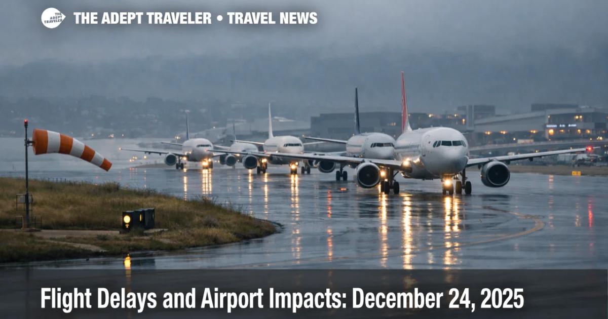 Flight Delays and Airport Impacts: December 24, 2025