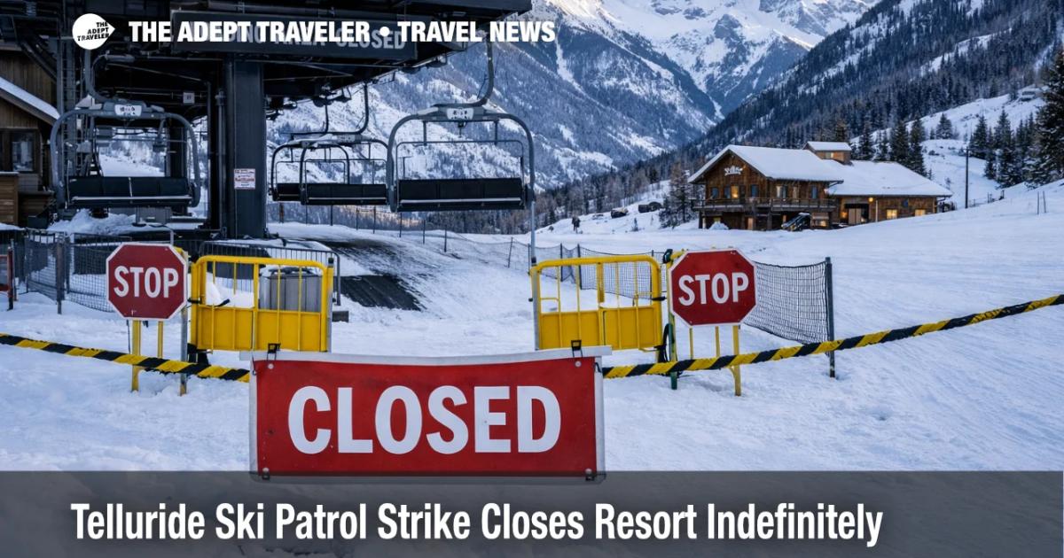 Telluride Ski Patrol Strike Closes Resort Indefinitely