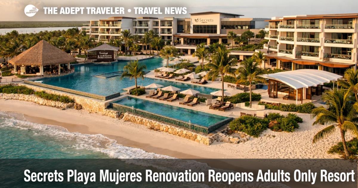 Secrets Playa Mujeres Renovation Reopens Adults Only Resort