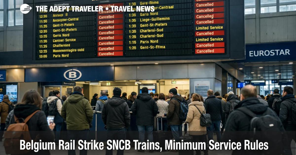 Belgium Rail Strike SNCB Trains, Minimum Service Rules