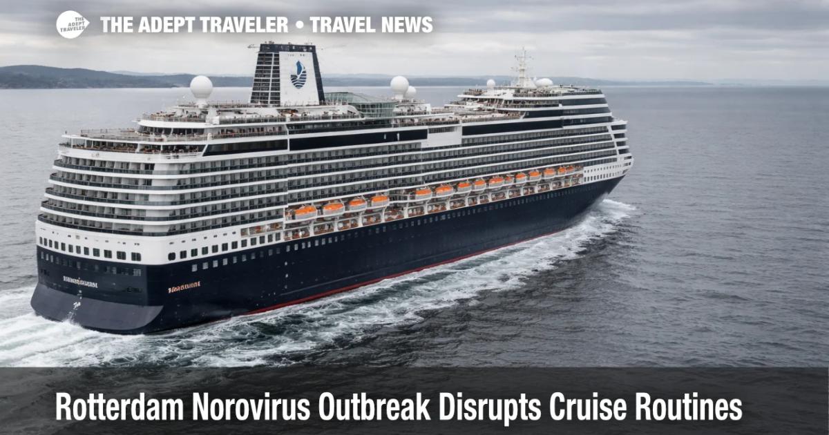Rotterdam Norovirus Outbreak Disrupts Cruise Routines