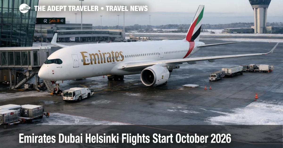Emirates Dubai Helsinki Flights Start October 2026