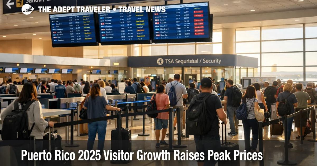 Puerto Rico 2025 Visitor Growth Raises Peak Prices