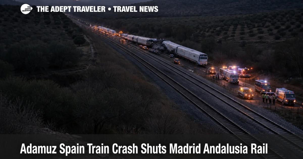 Adamuz Spain Train Crash Shuts Madrid Andalusia Rail