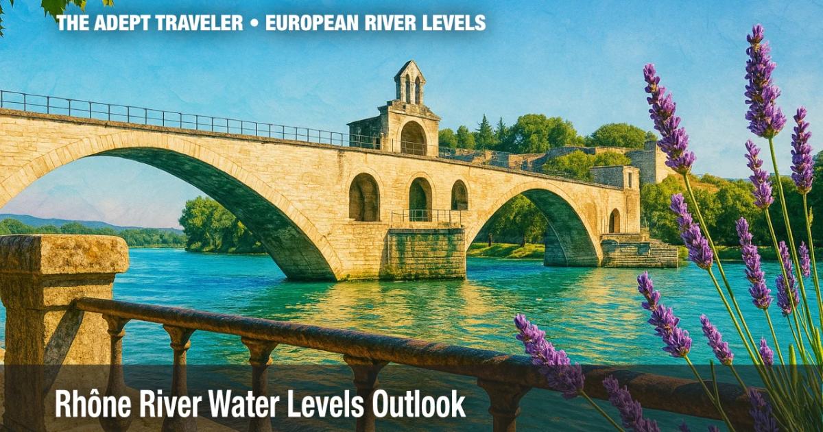 Rhône River Water Levels Outlook, Week of December 8, 2025